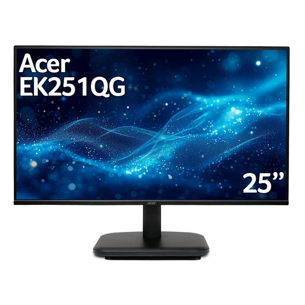 Acer EK1 EK251QG 24.5" - Full HD (1920x1080), IPS, 120Hz 1Ms, ZeroFram ...