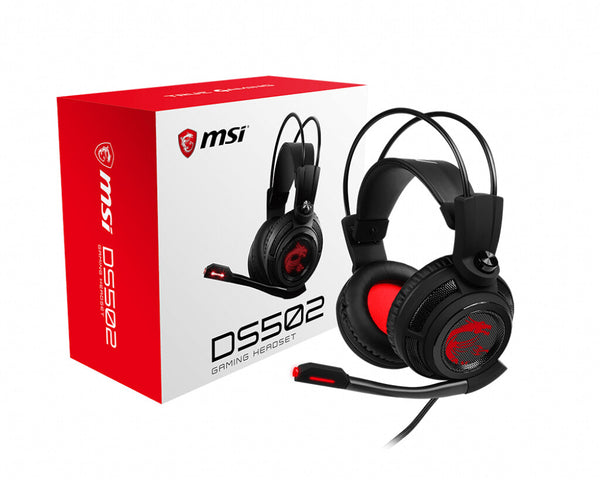 MSI DS502 - 7.1 Virtual Surround Sound Gaming Headset - Clove Technology