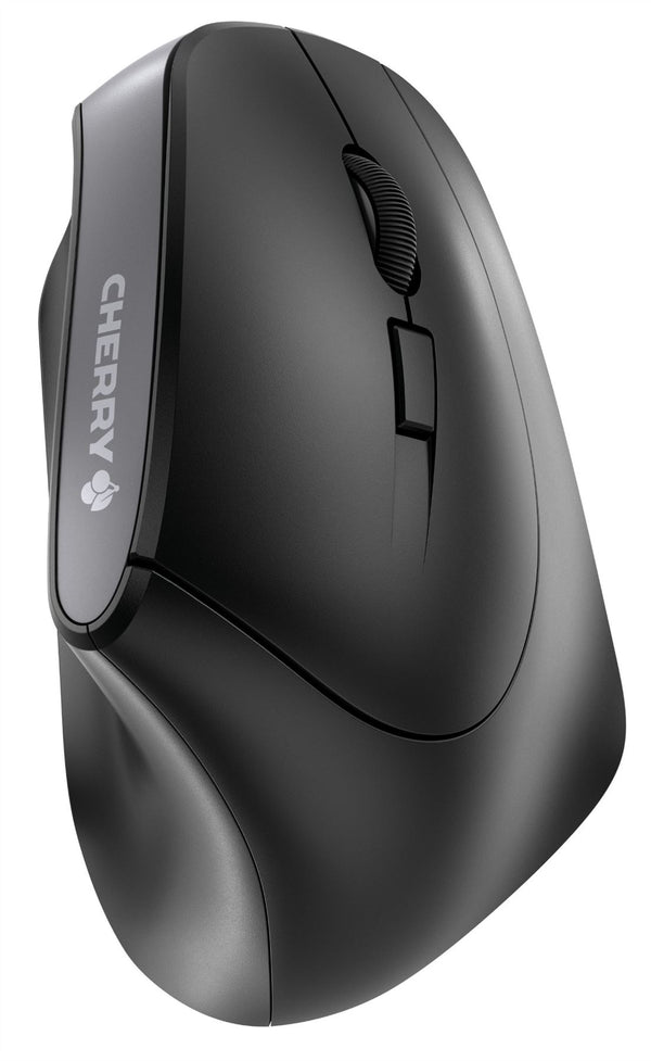 CHERRY MW 4500 Wireless 45 Degree Mouse, Black, USB - Clove Technology