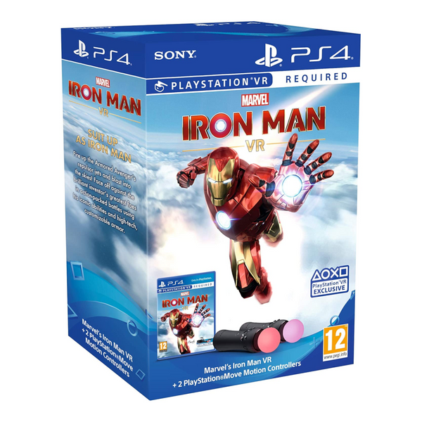 Marvels Iron Man VR - Move Bundle - PS4 - PS VR - Clove Technology